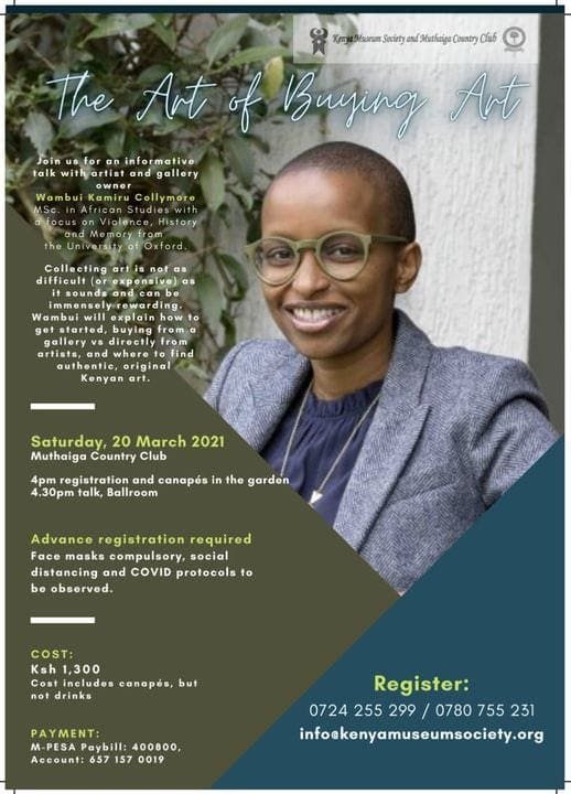 Wambui Collymore Event Poster – Kenya Museum Society